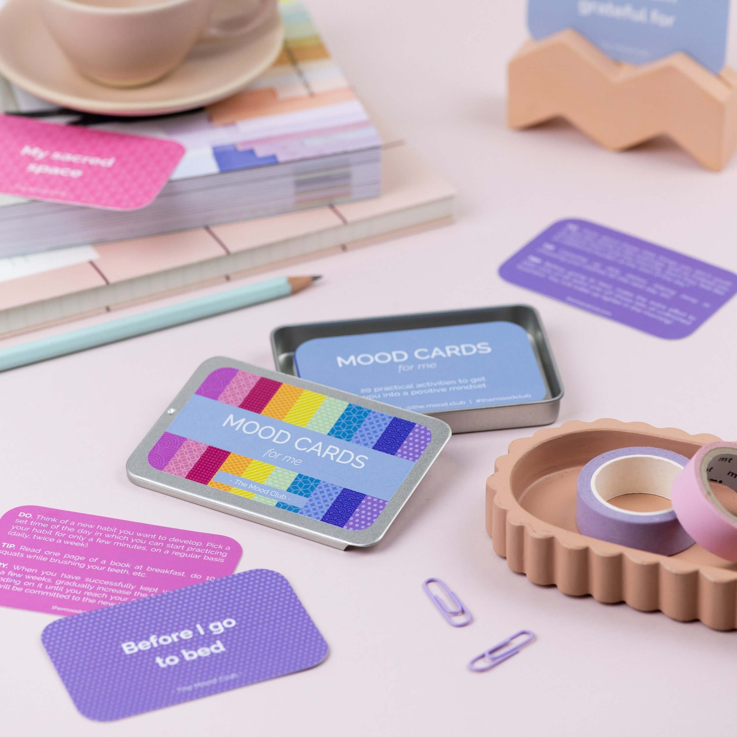 Mood Cards for me -affirmations for wellbeing and selfcare