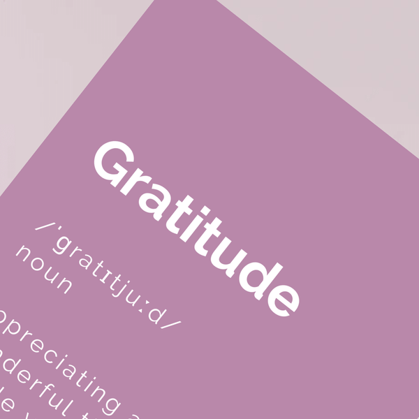 Gratitude definition poster | The Mood Club